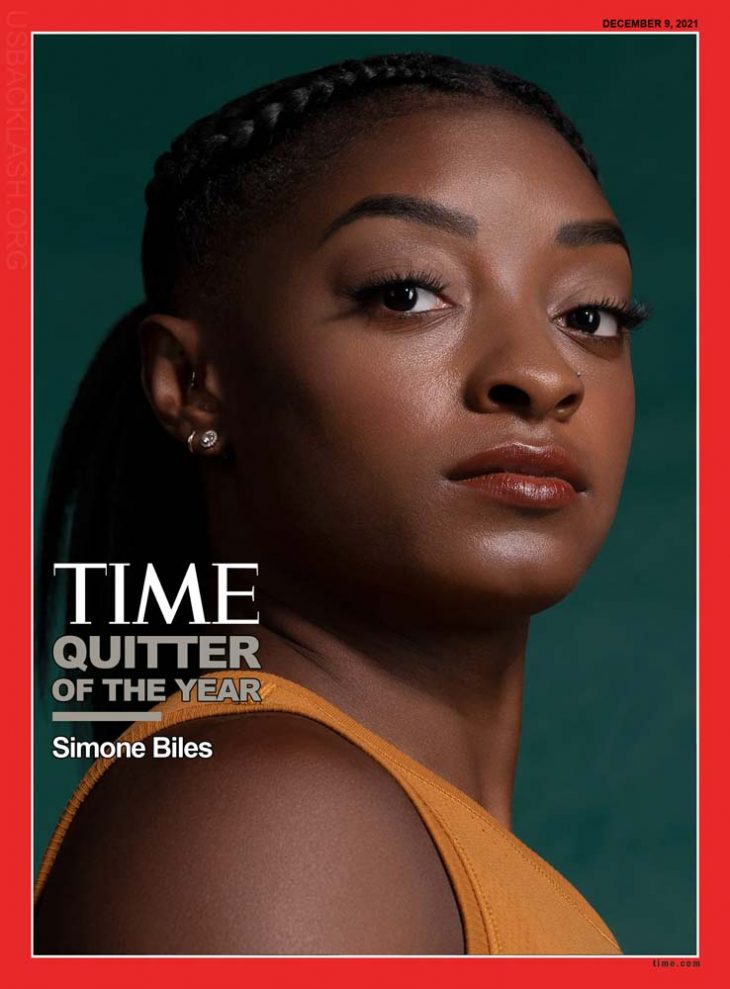 TIME MAGAZINE QUITTER OF THE YEAR - SIMONE BILES | USBACKLASH.ORG